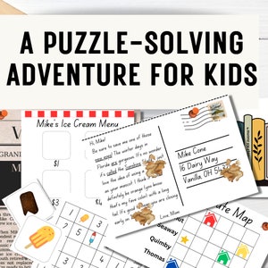 Printable Escape Room for Kids - Ice Cream | DIY Escape Game at Home ...