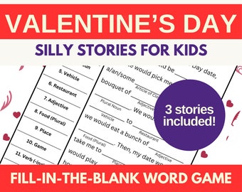 April Fools' Day Game for Kids Fill-in-the-blank Grammar Ad Libs Funny ...