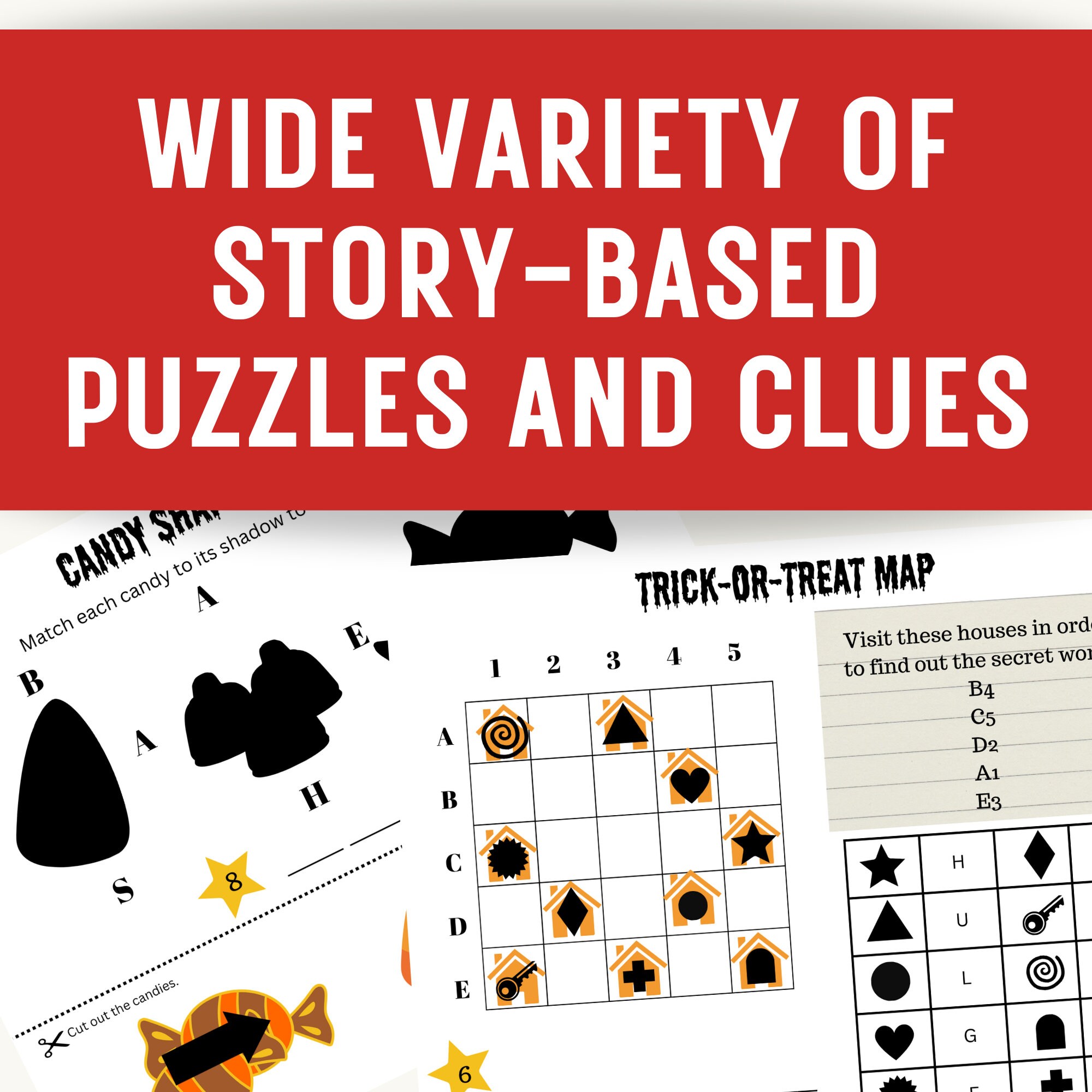 Halloween Escape Room for Kids Printable PDF Witches' Lair DIY Escape ...