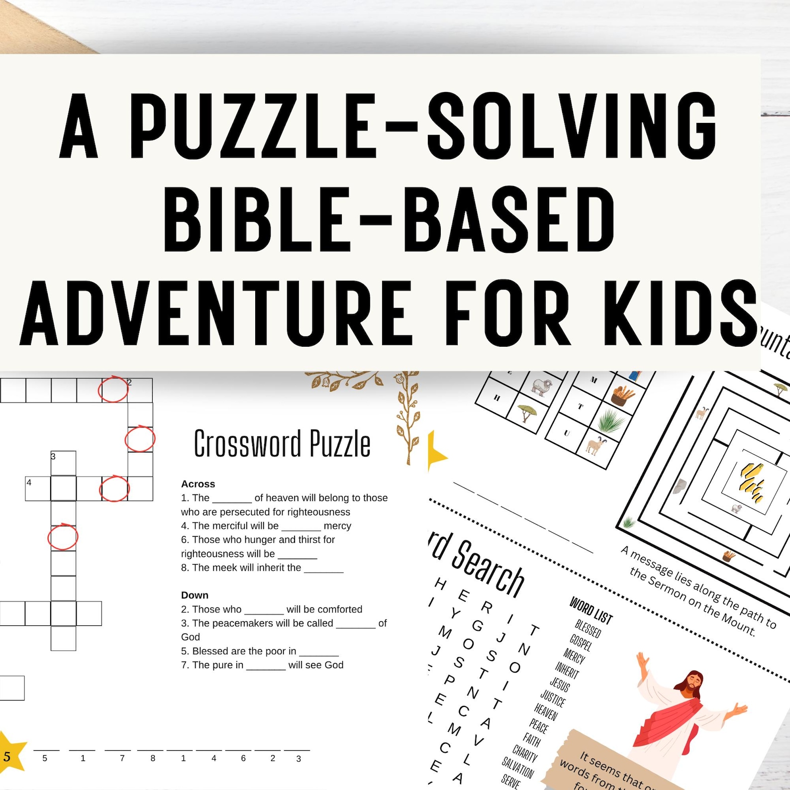 Beatitudes Escape Room – Printable Bible Game for Kids (ages 8-13) - Etsy