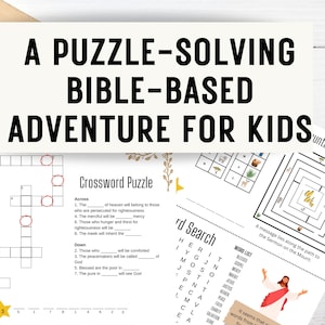 Beatitudes Escape Room – Printable Bible Game for Kids (ages 8-13) - Etsy