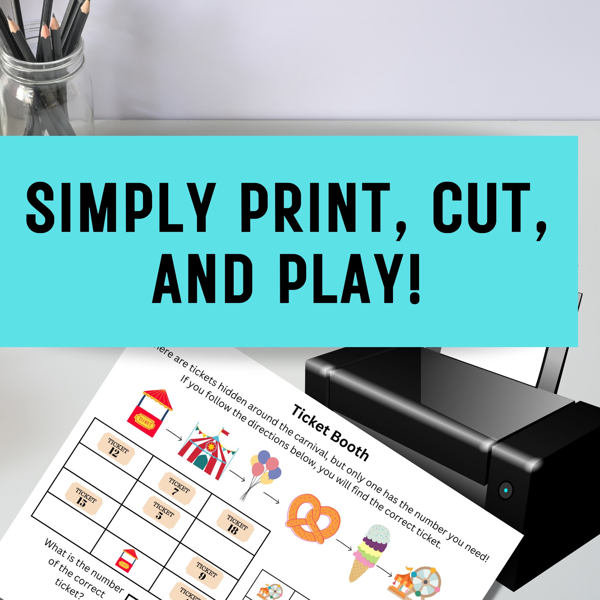 Carnival Escape Room for Kids - Printable | DIY Escape Game at Home ...