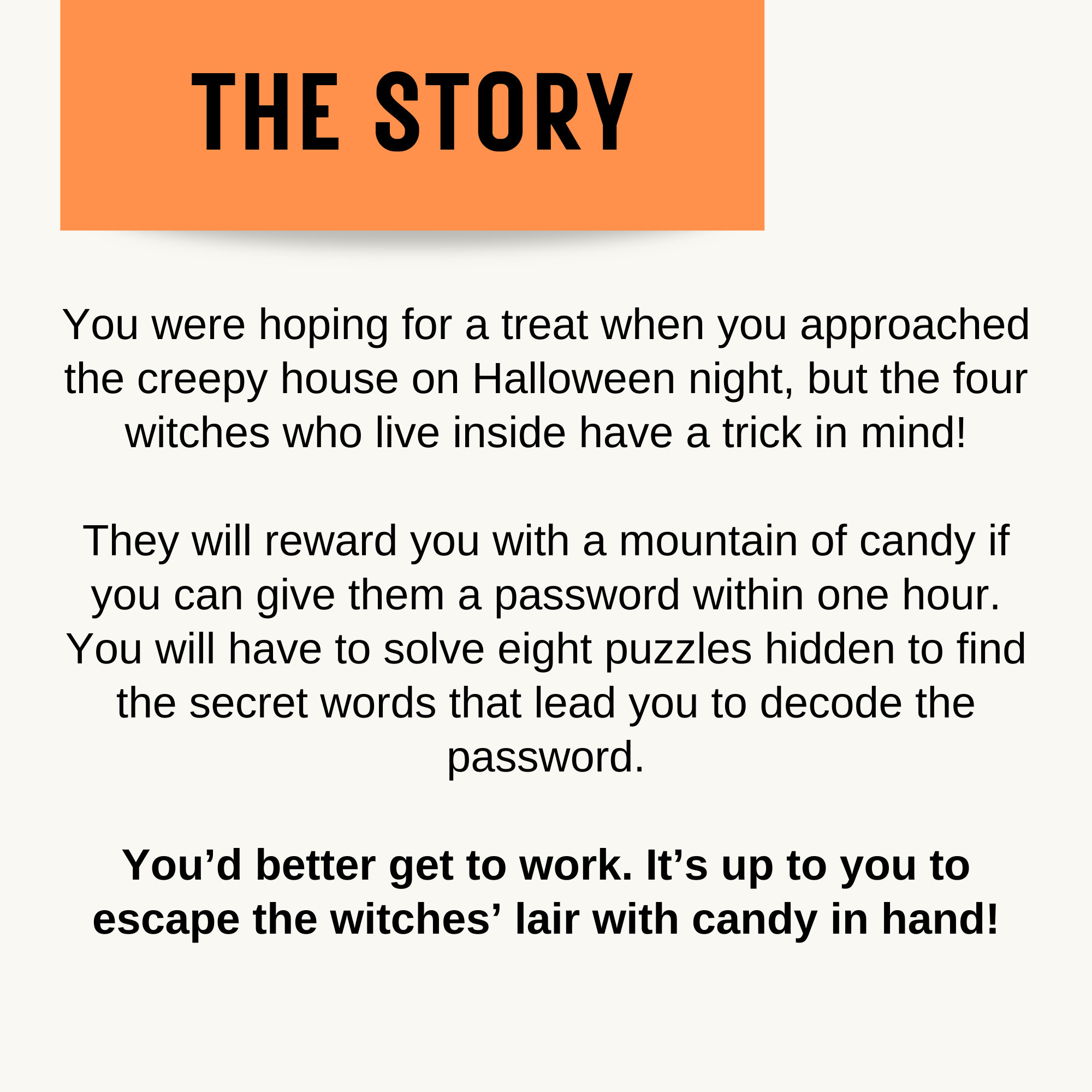 Halloween Escape Room for Kids - Printable PDF Party Game | DIY Escape ...