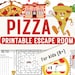 Pizza Escape Room for Kids | Printable Puzzle Activity (digital PDF) - Etsy