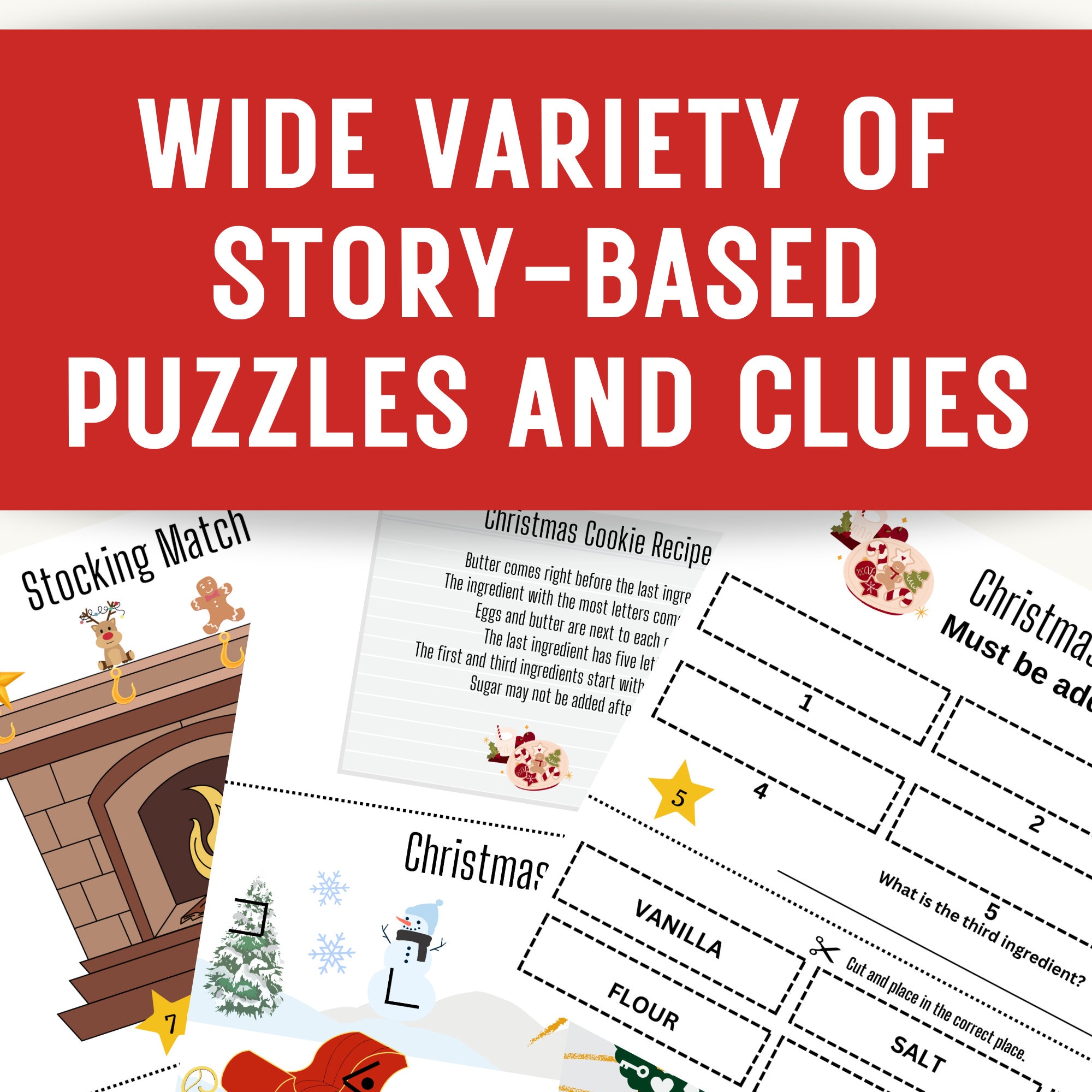 Christmas Escape Room for Kids Printable PDF DIY Escape Game at Home ...