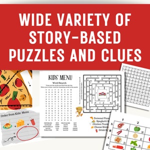 Pizza Escape Room for Kids | Printable DIY Escape Game at Home - Pizza ...