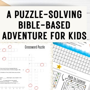 Bible Escape Room for Kids Jesus' Miracles Printable Christian Youth ...