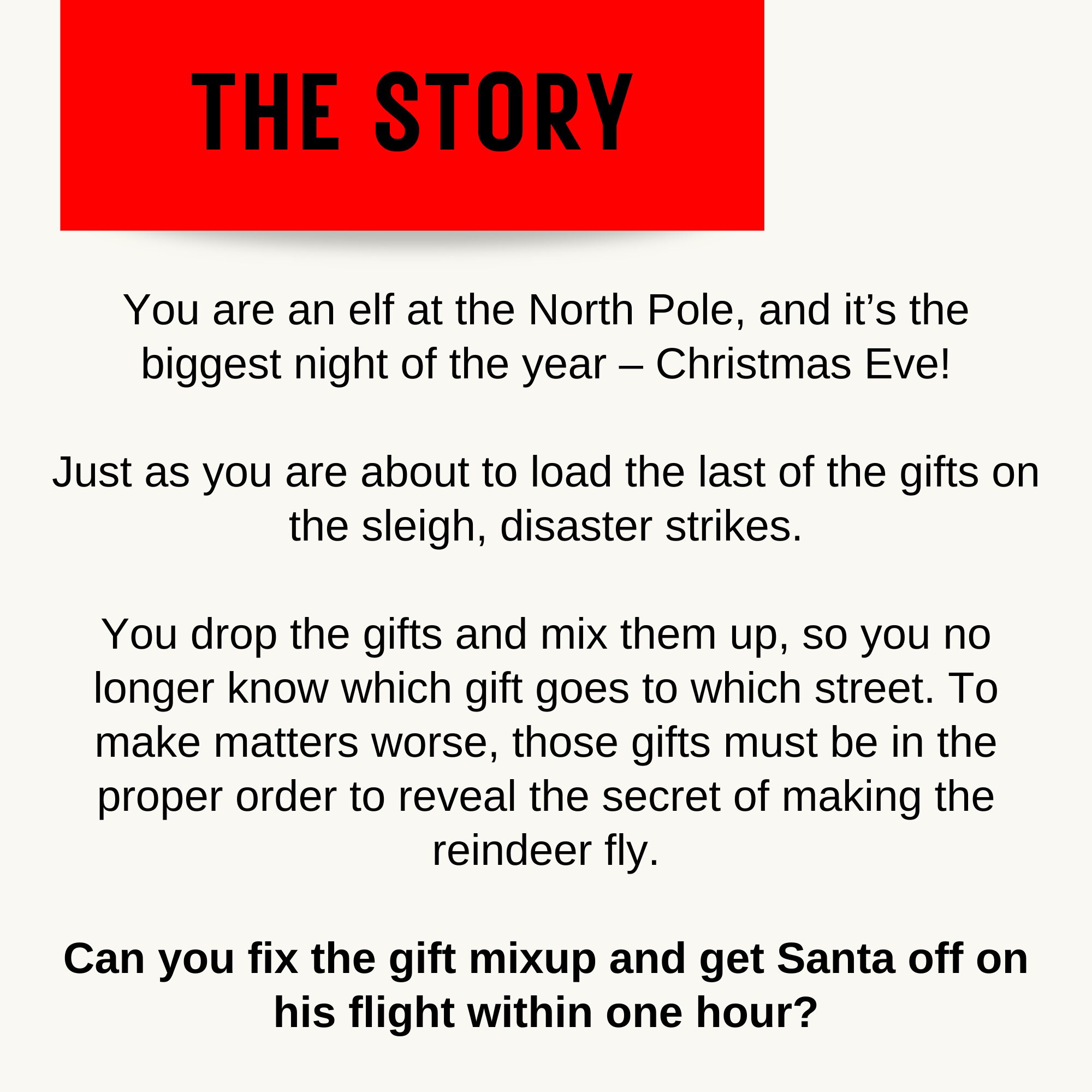 Christmas Escape Room for Kids Printable PDF DIY Escape Game at Home ...