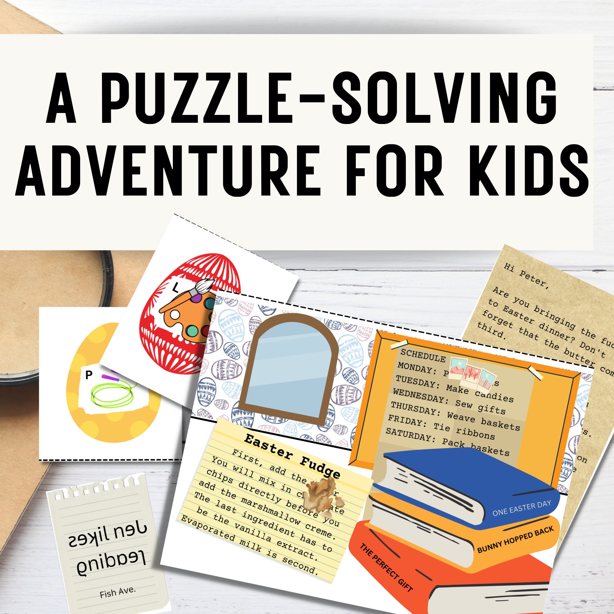 Easter Escape Room for Kids | Printable DIY Escape Game at Home ...