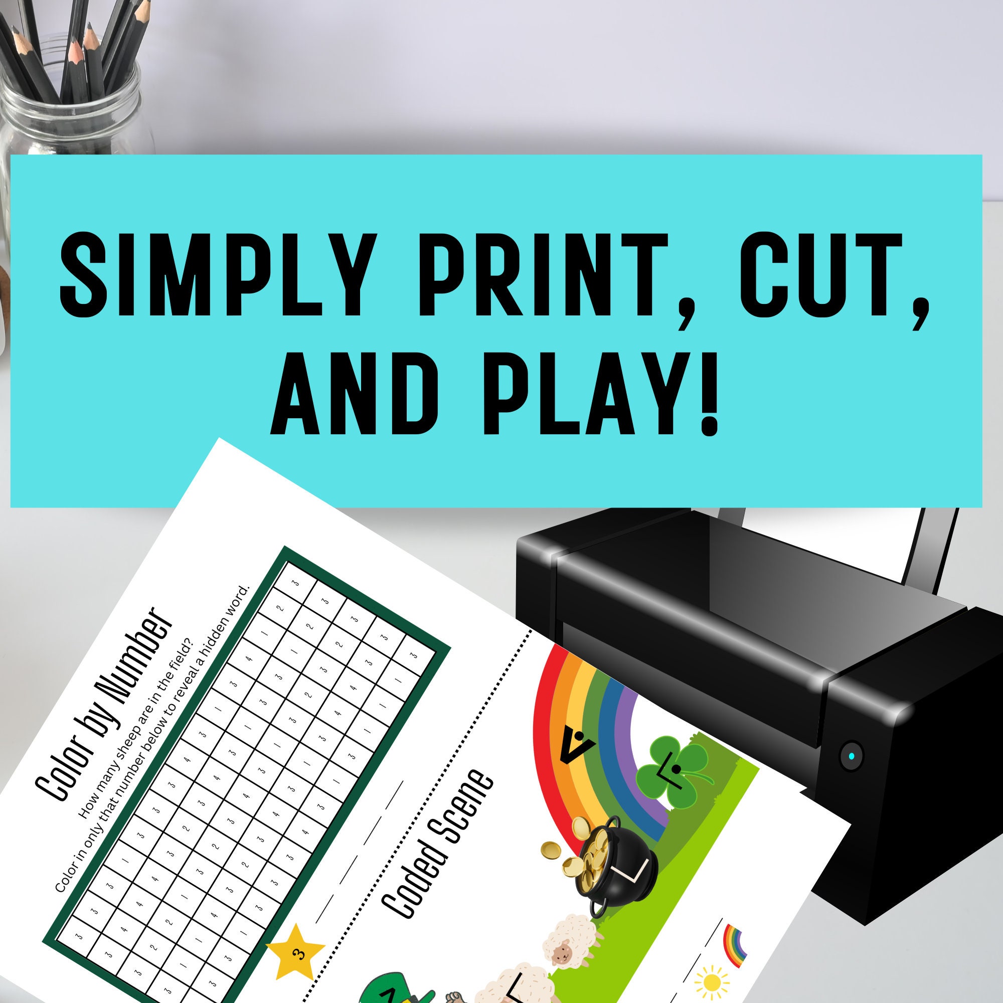 St. Patrick's Day Escape Room for Kids Printable PDF DIY Escape Game at ...