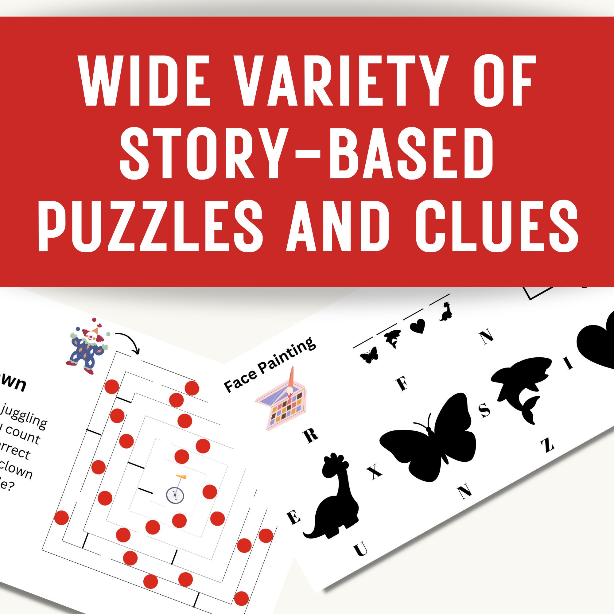 Carnival Escape Room for Kids - Printable | DIY Escape Game at Home ...