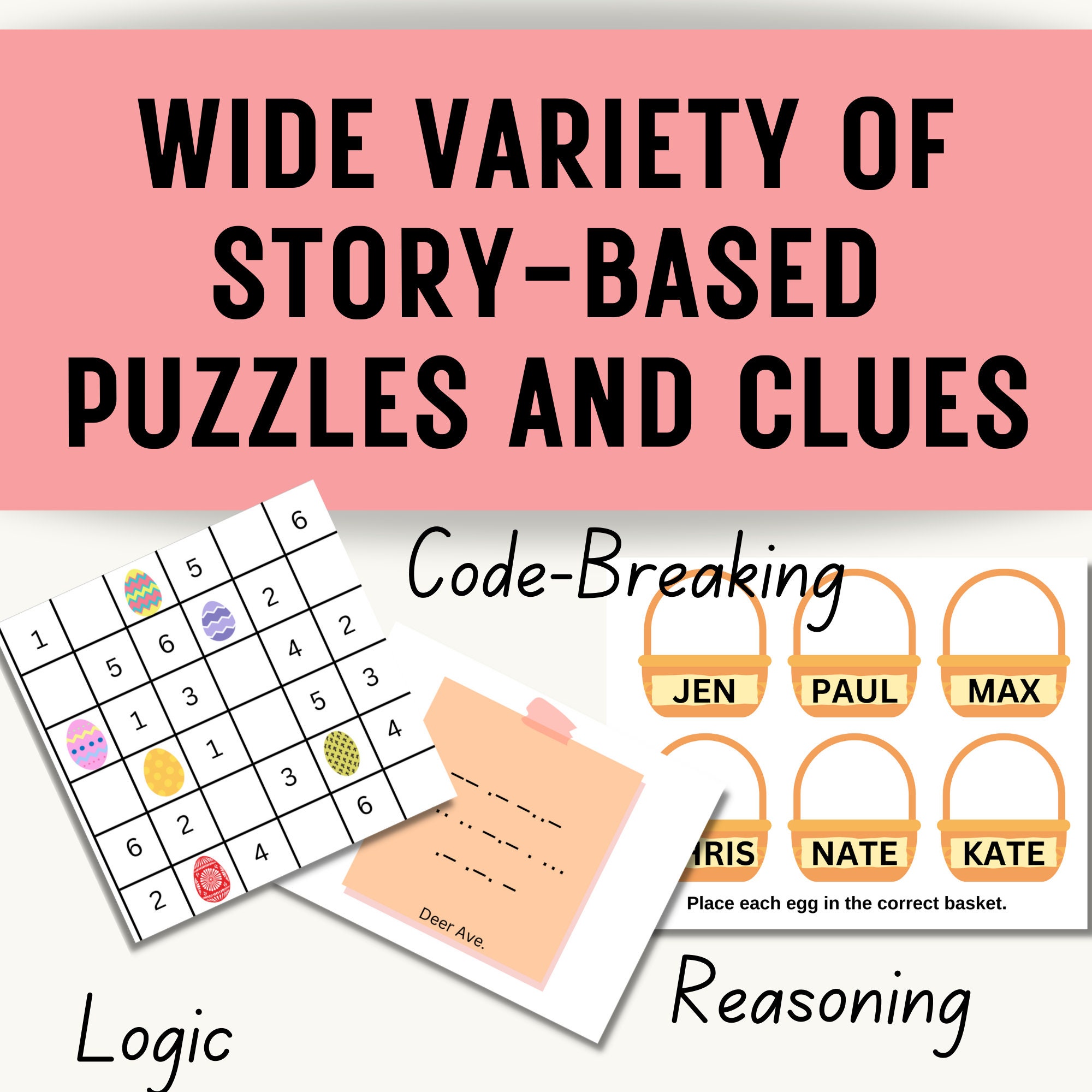 Easter Escape Room for Kids | Printable DIY Escape Game at Home ...