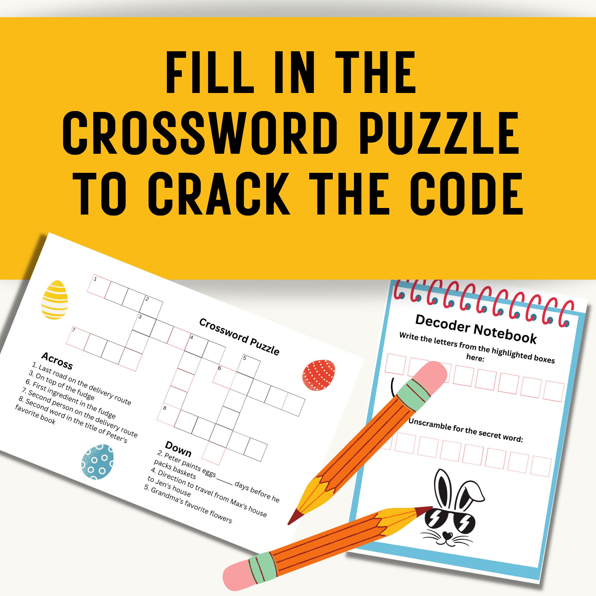 Easter Escape Room for Kids | Printable DIY Escape Game at Home ...