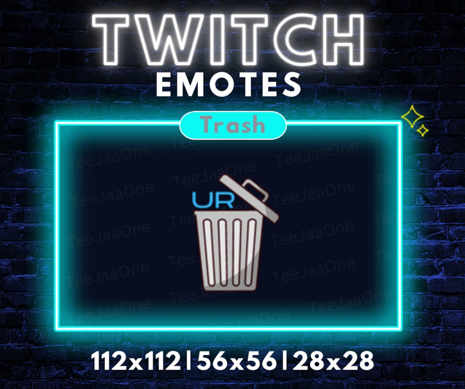Twitch Trash Emote / Trash / You're Trash / Gamer / Streamer / Streamer ...