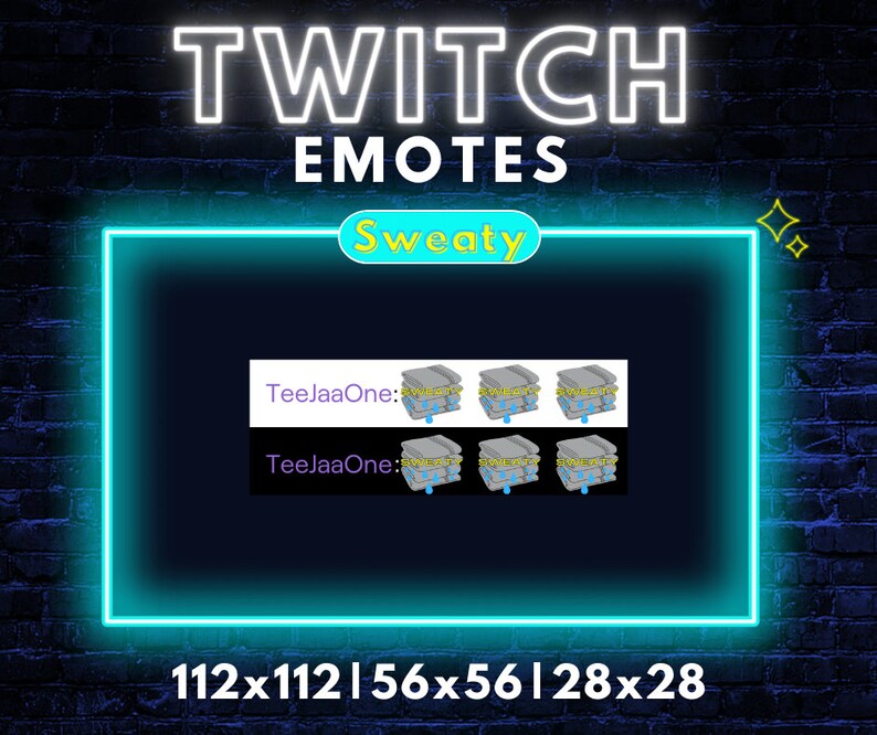 Twitch Emote Pack / Trash / Toxic / Sweaty / Gamer / Streamer ...