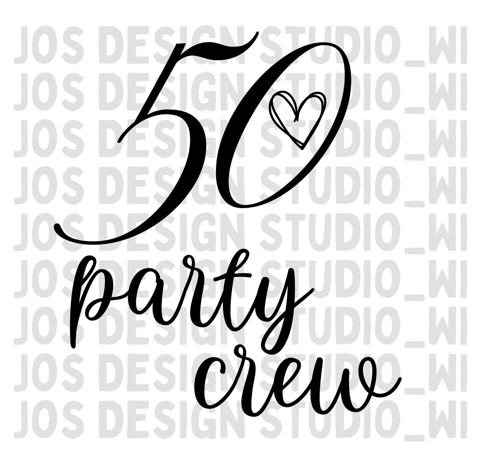 50 Party Crew - Etsy