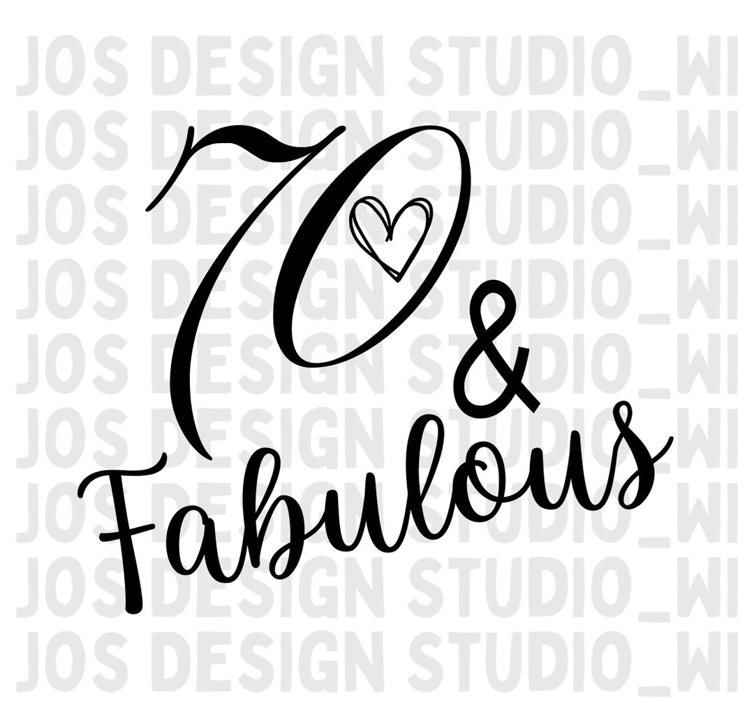 70 & Fabulous Design - Etsy
