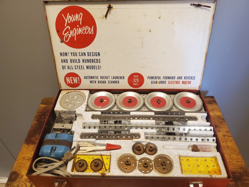 1960 Erector Set - Etsy