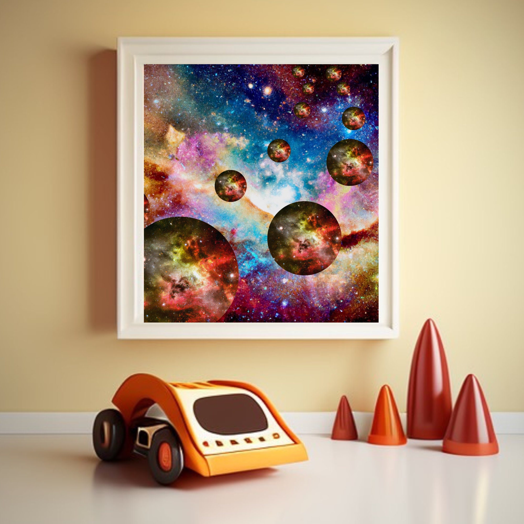 Parallel Universes Sci-fi Outer Space Celestial Nebula Cosmos Dual ...