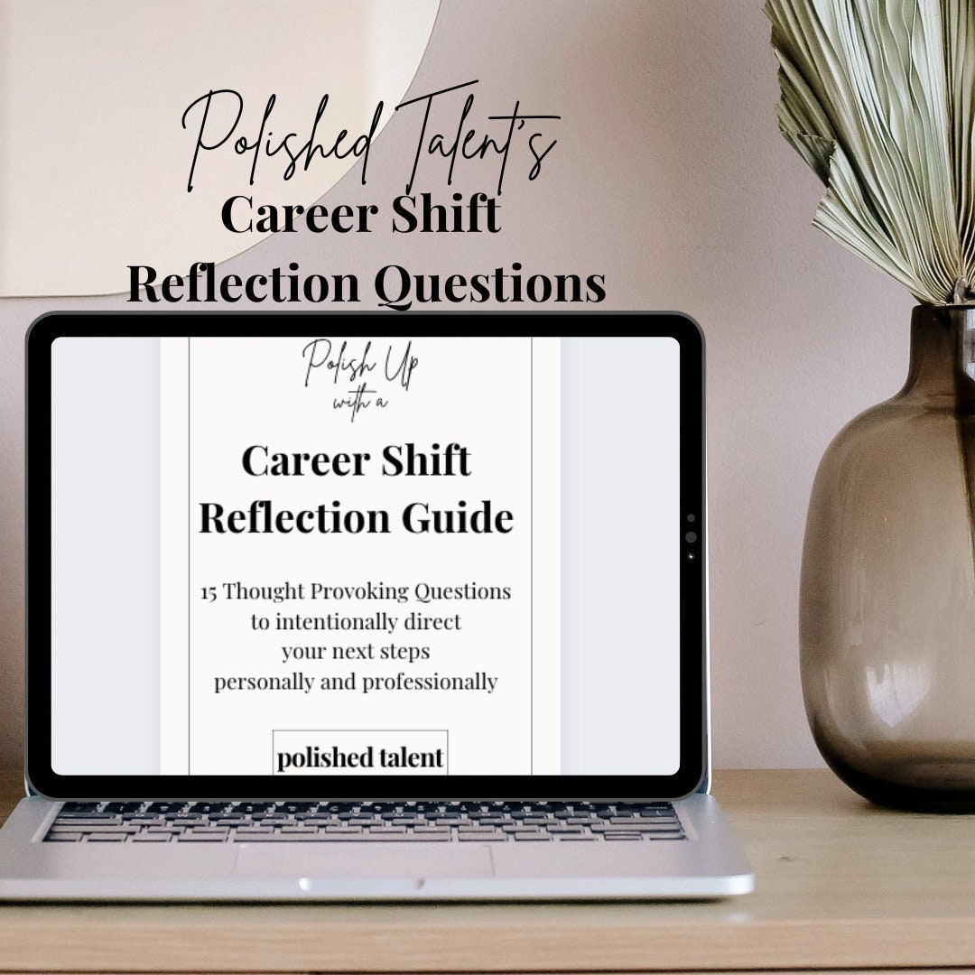 Career Shift Reflection Questions | Q&A Template for Canva | Canva ...