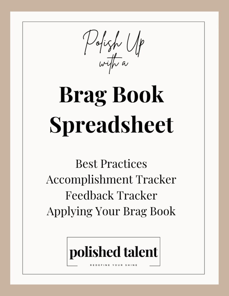 Career Confidence Bundle | Brag Book & Personal Branding (digital) - Etsy
