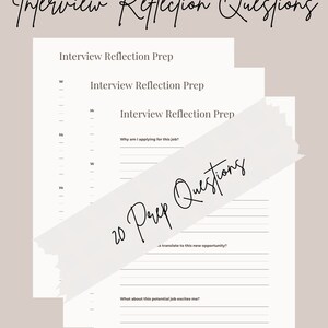 Interview Guide Bundle | Interview Steps to Success | Must Ask ...