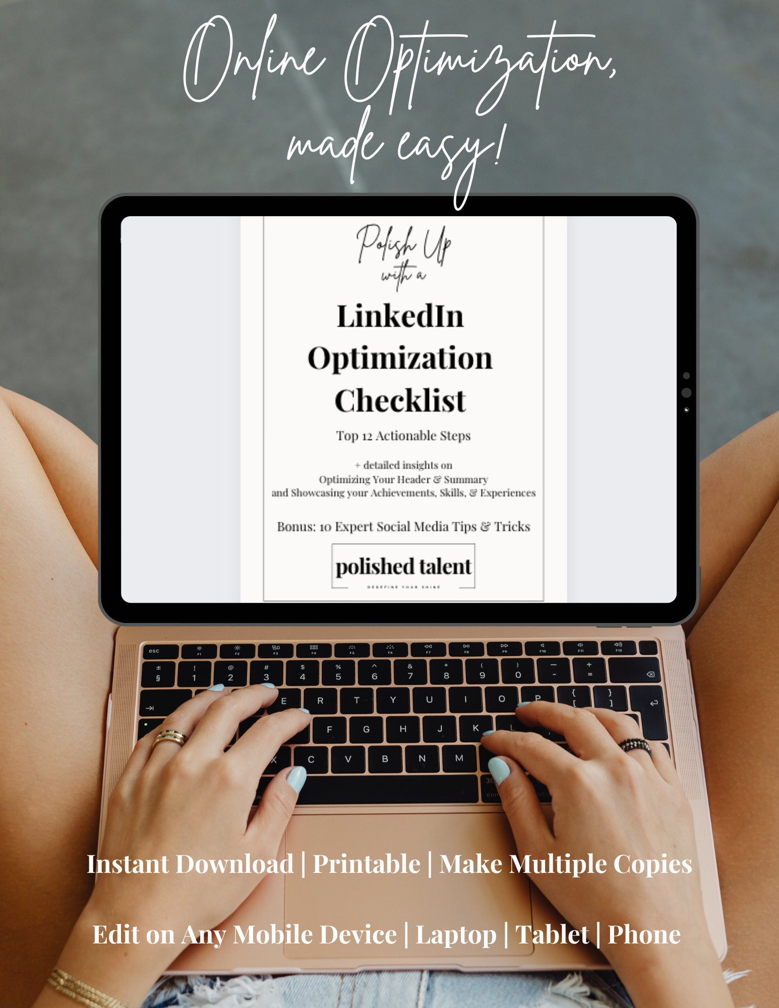 Linkedin Profile Optimization Checklist | Canva & PDF Guide - Etsy