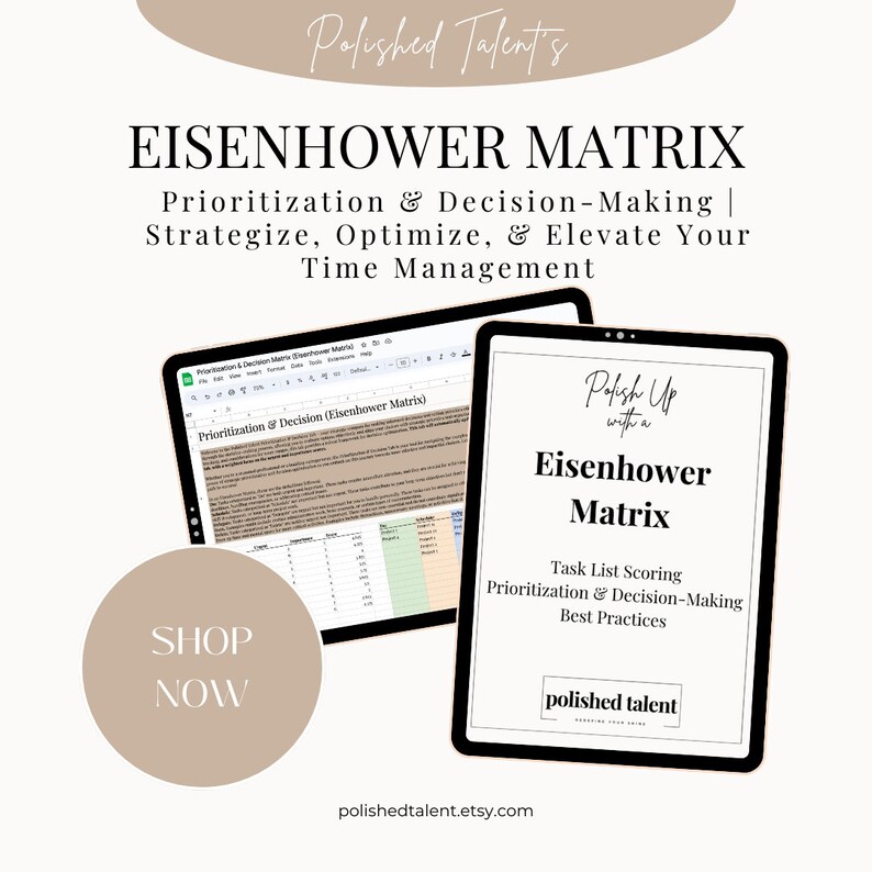Eisenhower Matrix & Prioritization | Strategic Decision Making ...