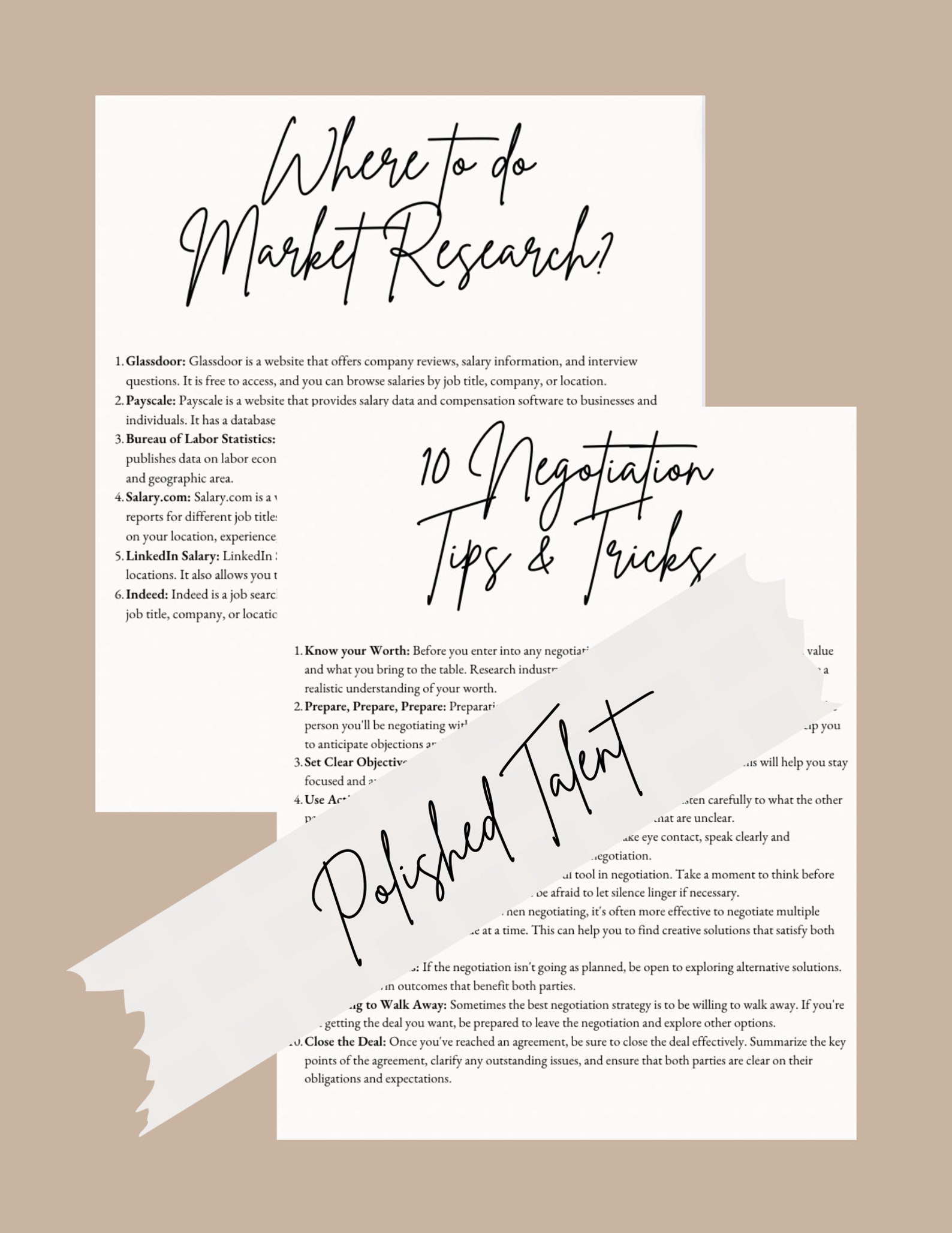 Negotiation Workbook | Scripts and Skills | Steps to Success ...