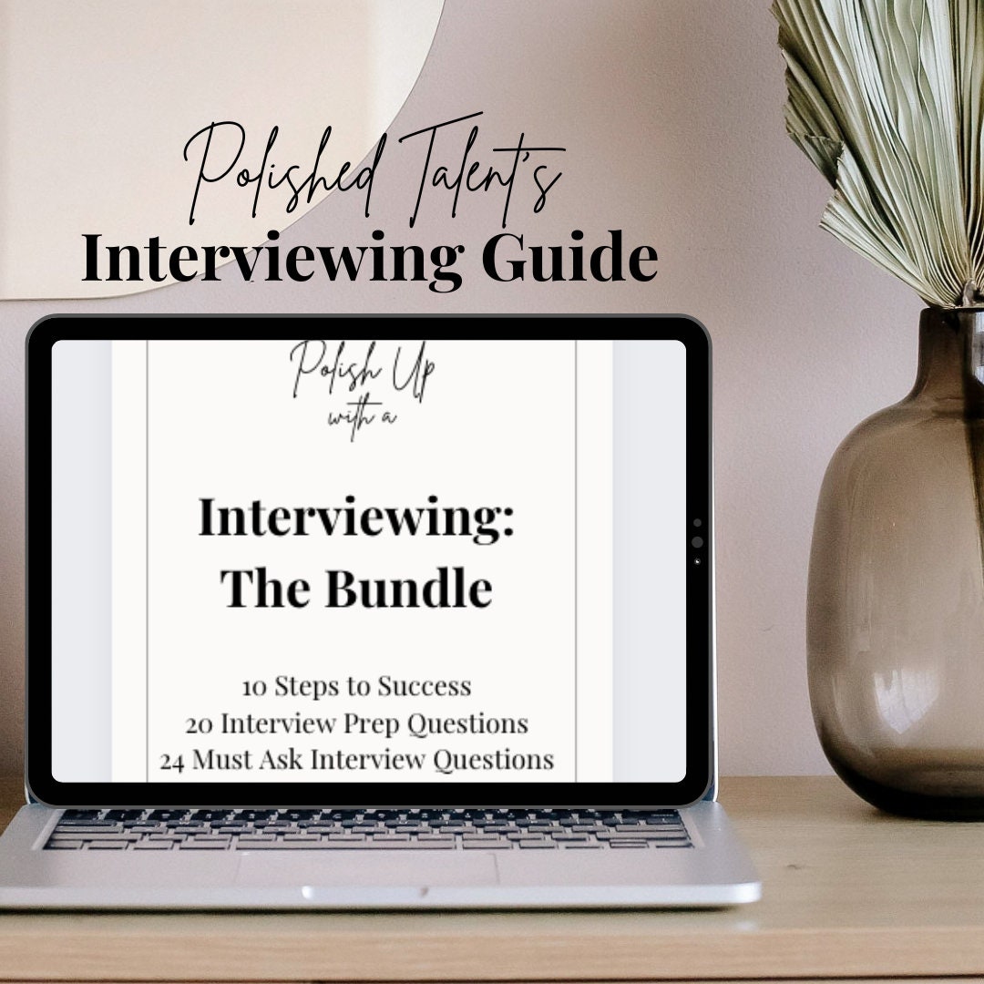 Interview Guide Bundle | Interview Steps to Success | Must Ask Interview Questions | Canva ...
