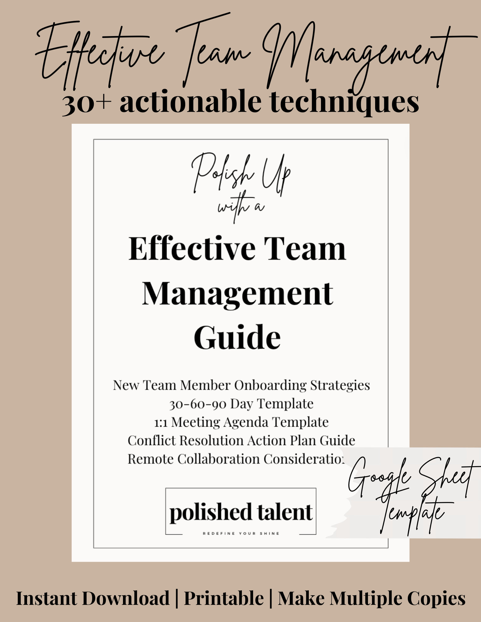 New Manager Handbook | Leadership & Team Success Guide | Management ...
