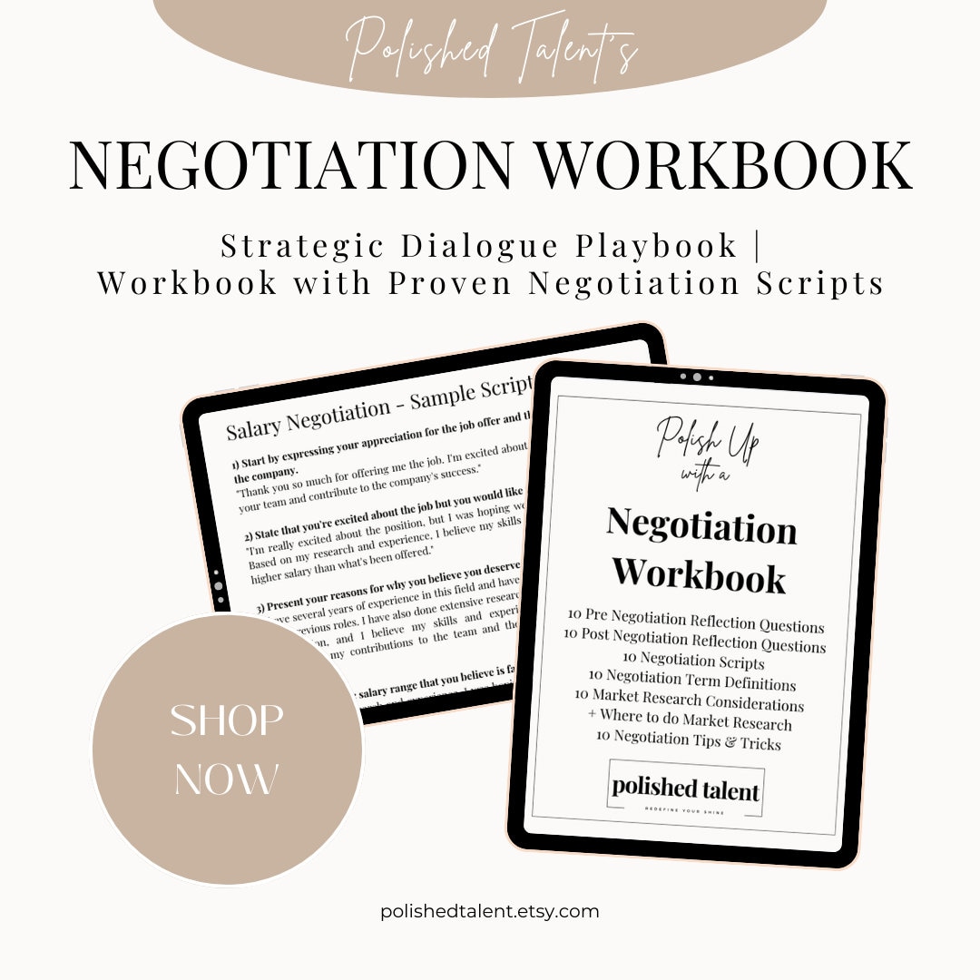Negotiation Workbook | Scripts and Skills | Steps to Success ...