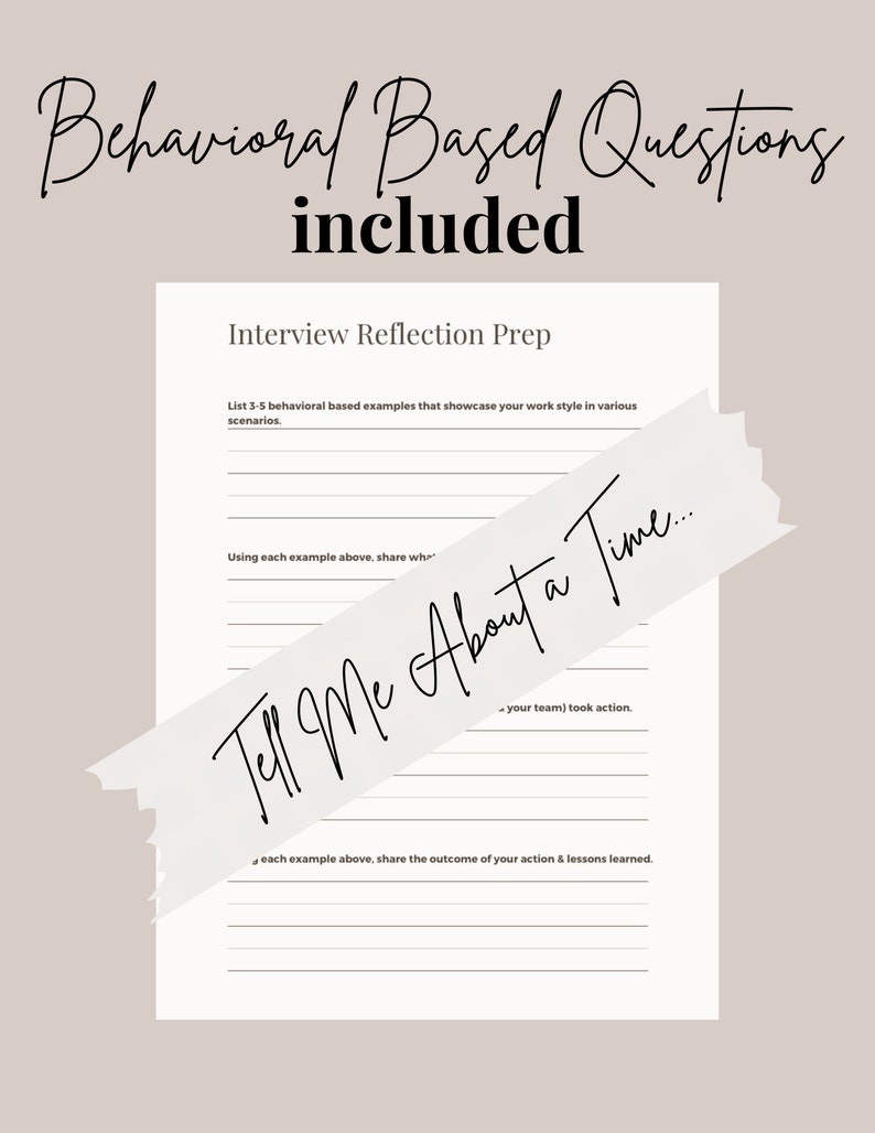 Interview Guide Bundle | Interview Steps to Success | Must Ask ...