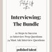 Interview Guide Bundle Interview Steps to Success Must Ask Interview ...