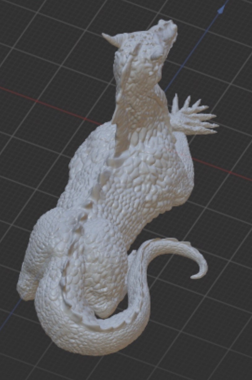 Dragon STL File for 3D Printing - Etsy