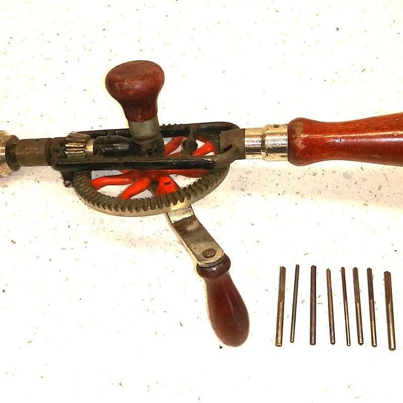 Antique Hand Drill - Etsy