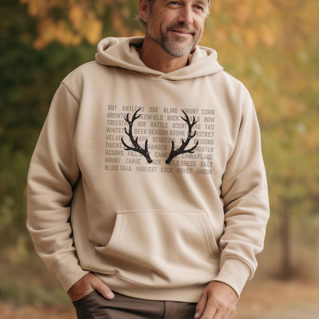 Deer Hunting Hoodie Dad Hunter Gift for Deer Hunter Whitetail Hoodie ...