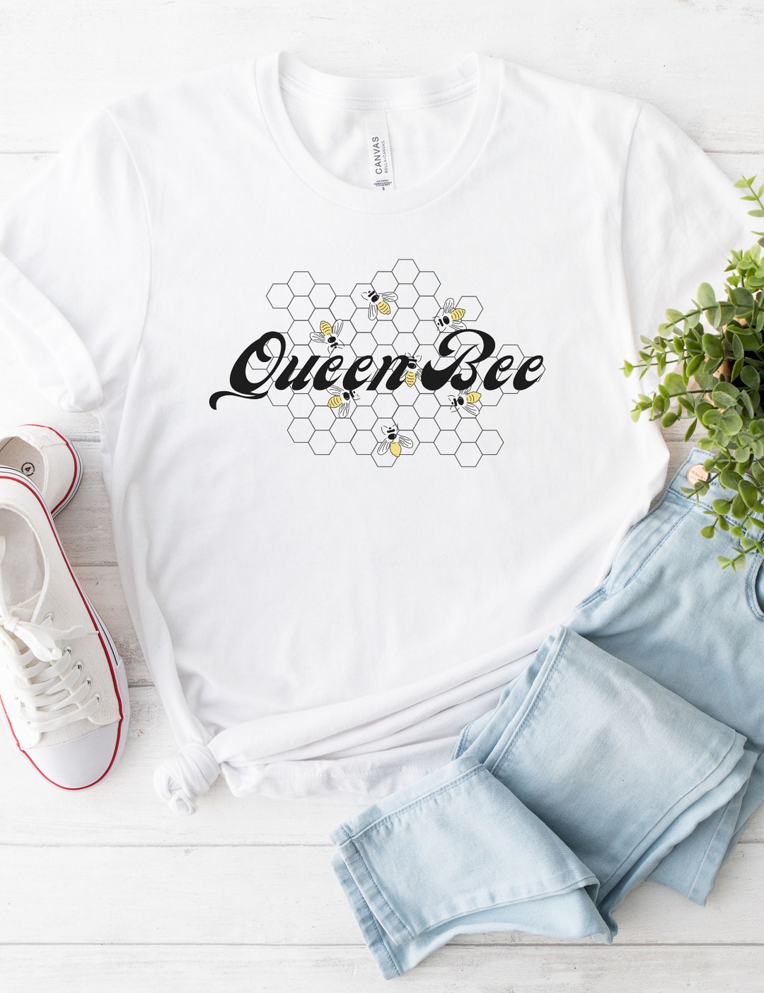 Queen Bee Shirt, Bee Shirt, Beekeeper Shirt, Bee Botanical Shirt, Cute ...