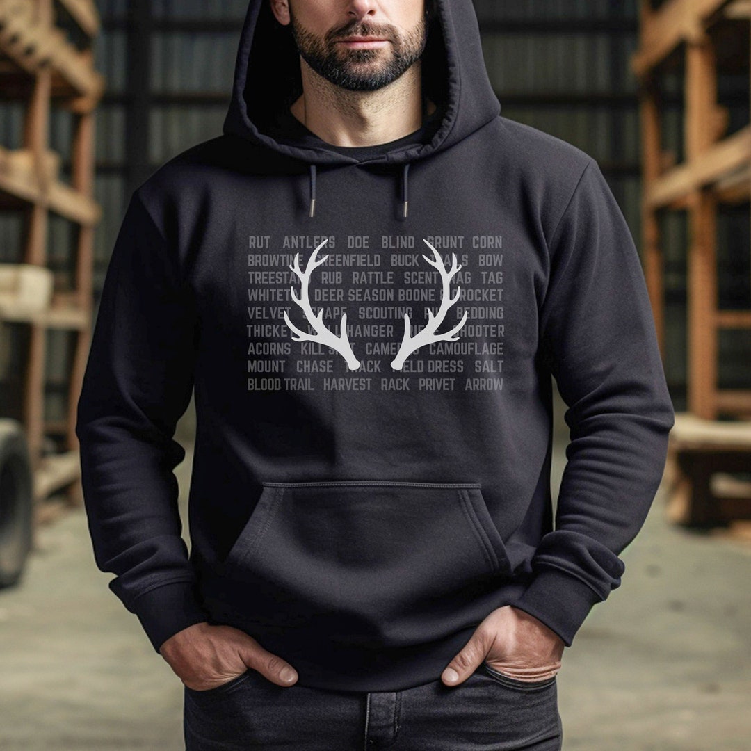Deer Hunting Hoodie Dad Hunter Gift for Deer Hunter Whitetail Hoodie ...