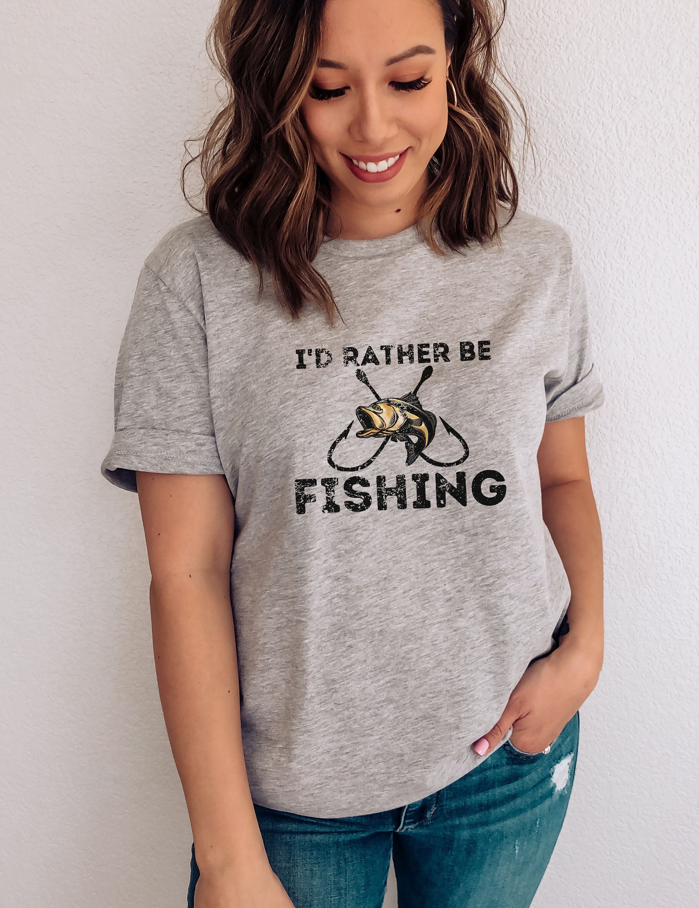 Fishing Shirt, Girl Fishing Shirt, Angler Shirt, Outdoor Shirt, Female ...