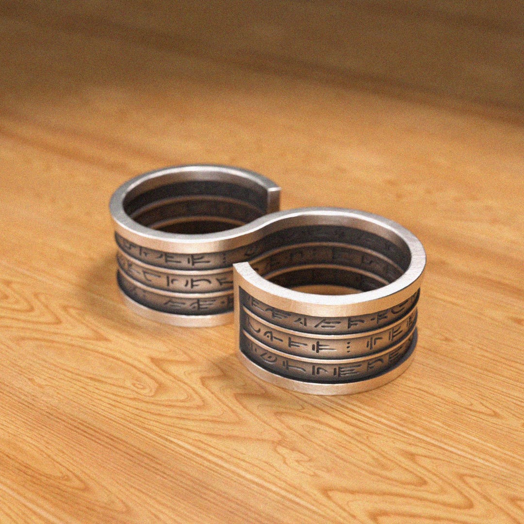 Ring of Spell Storing - Sterling Silver, Adjustable, Unisex, Fantasy ...