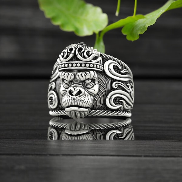 Monkey Jewelry Ring - Etsy