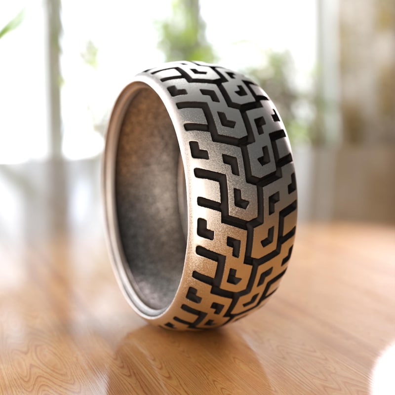 Tire Tread Ring - Etsy