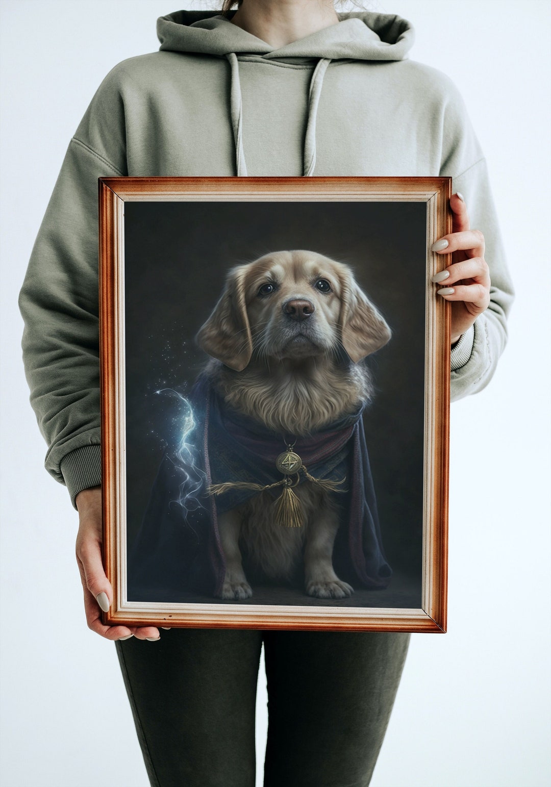 Cute Dog of the Wizarding World Wall Art Digital Art AI Generated Art ...