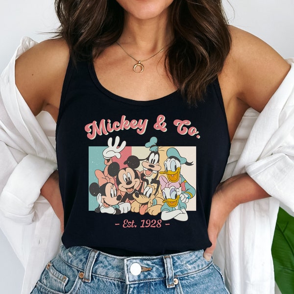 Mickey Mouse Cropped Tank Tops - Etsy