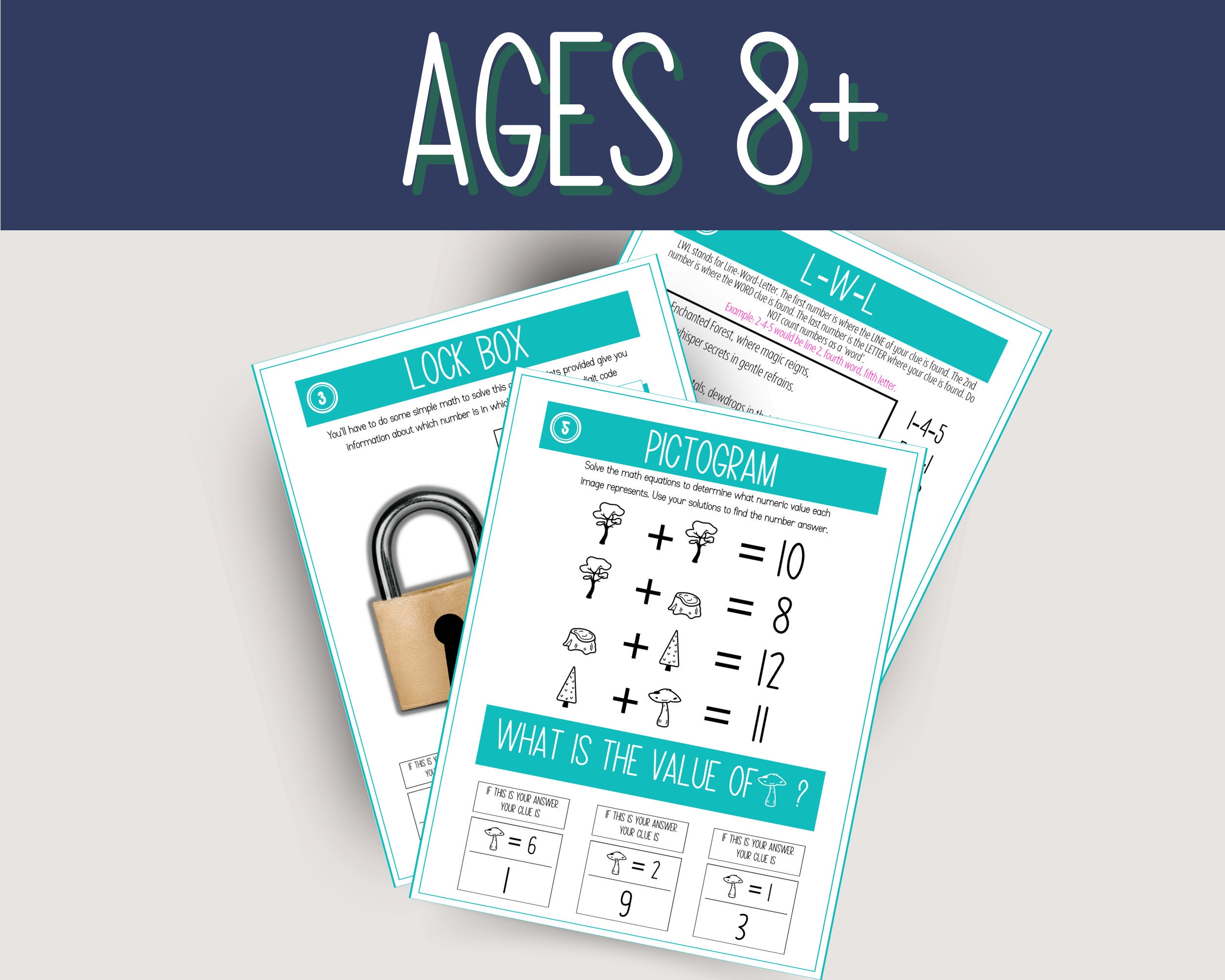 Escape Room I Enchanted Forest Printable Adventure Game for Kids ...