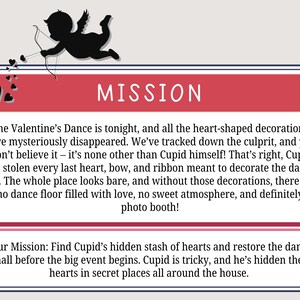 Valentine's Day Scavenger Hunt for Kids I Printable Indoor Game I Fun ...