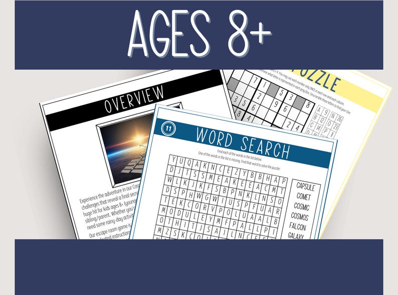 Escape Room I Space Station Rescue Printable Adventure Game for Kids I ...