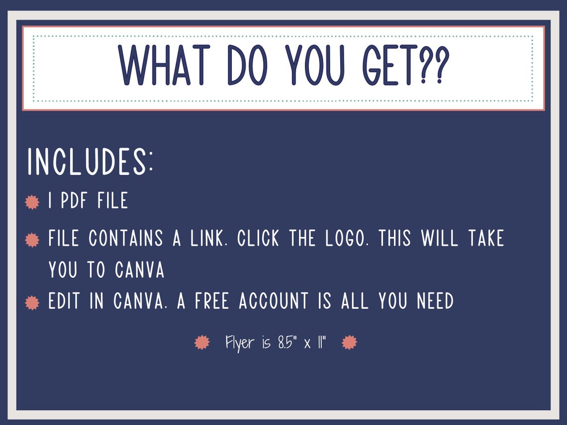Editable Meet the Teacher Template, Canva Template, Back to School ...