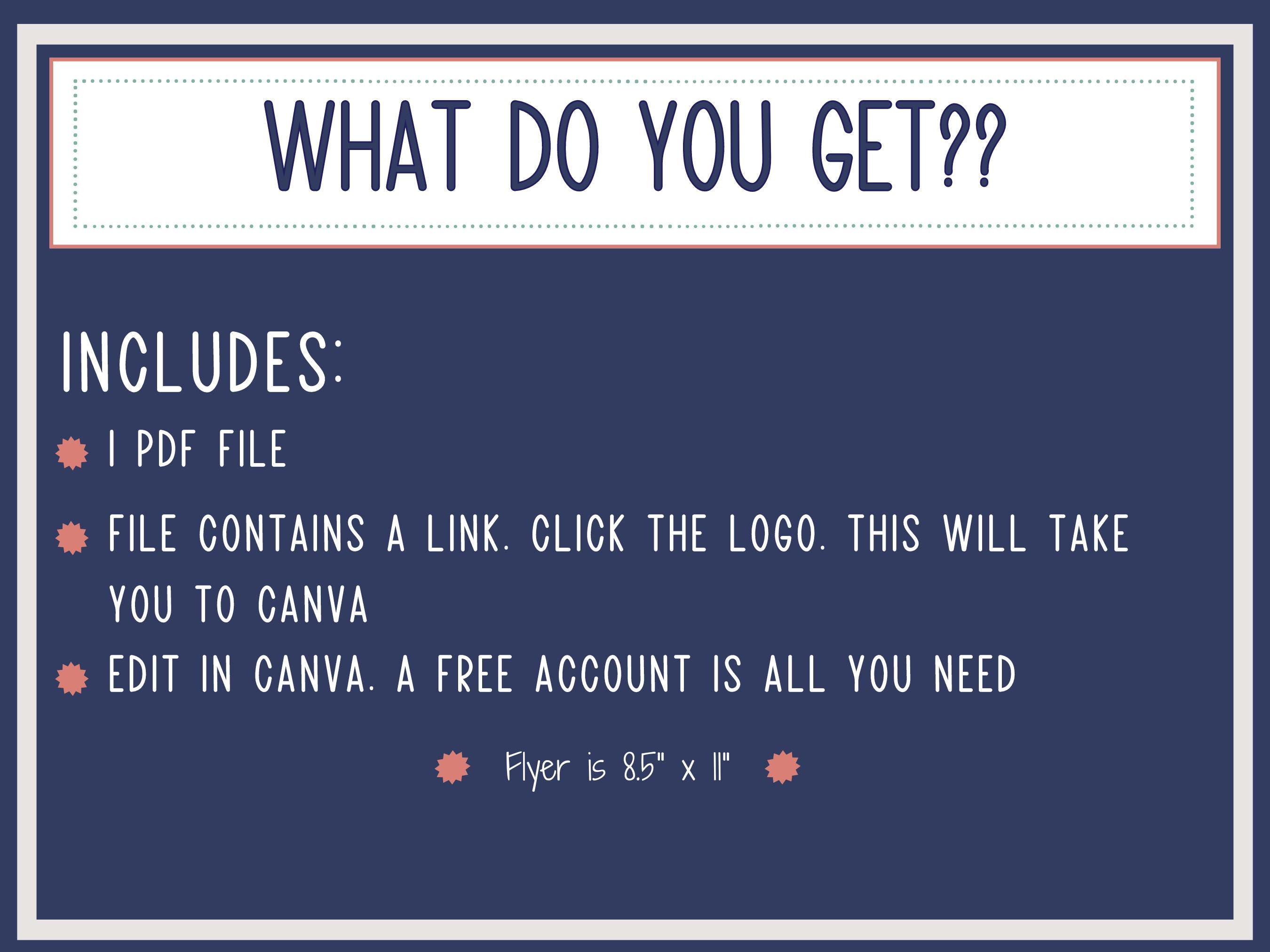 Editable Meet the Teacher Template, Canva Template, Back to School ...
